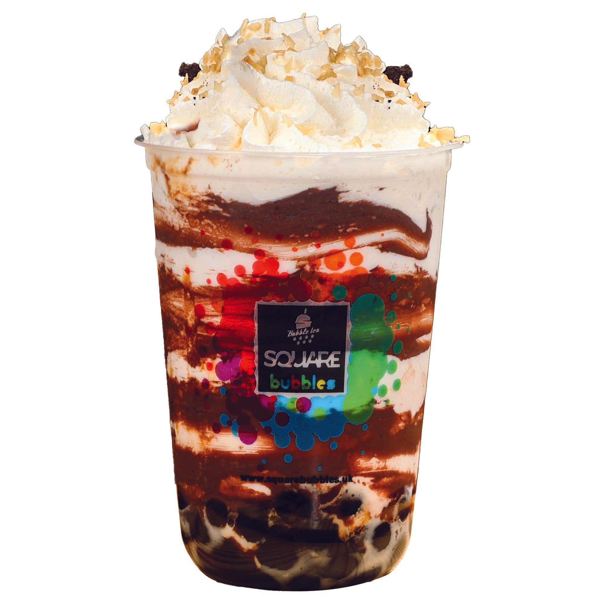 Chocolate & Coconut Fresh Milk – Square Bubbles